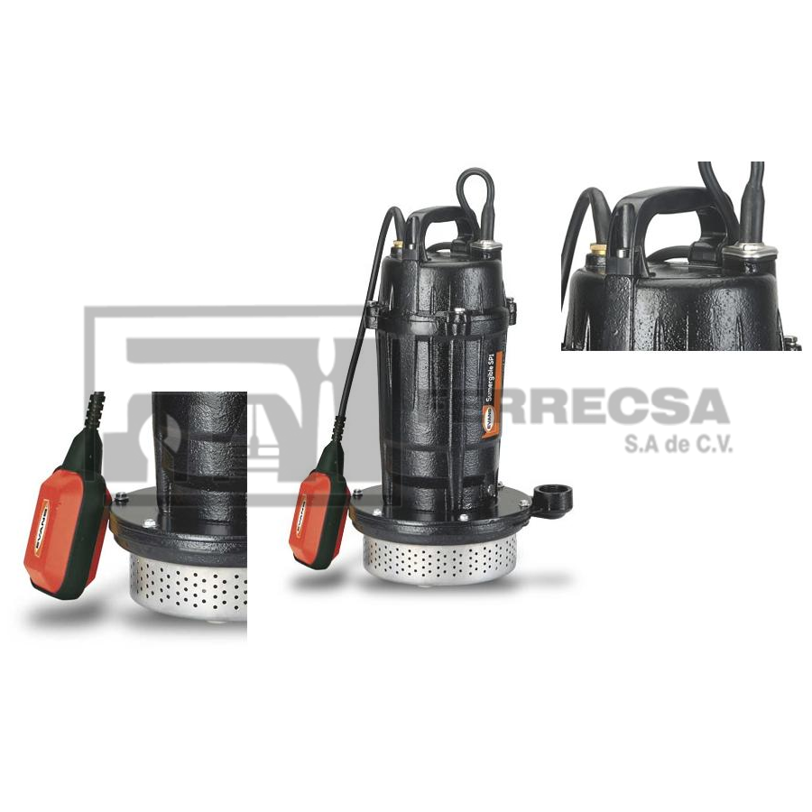BOMBA SUMERGIBLE AGUA LIMPIA 1HP SP1ME100H EVANS* - Tienda Ferrecsa