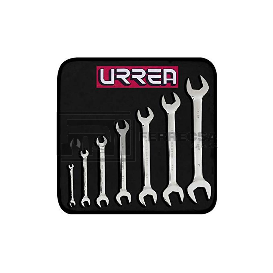 JGO D/LLAVES STD. ESPAÑOLAS 7PZA 3000C URREA - Tienda Ferrecsa