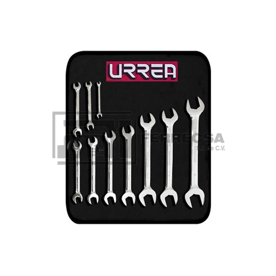 JGO D/LLAVES STD. ESPAÑOLAS 10PZA 3000D URREA - Tienda Ferrecsa