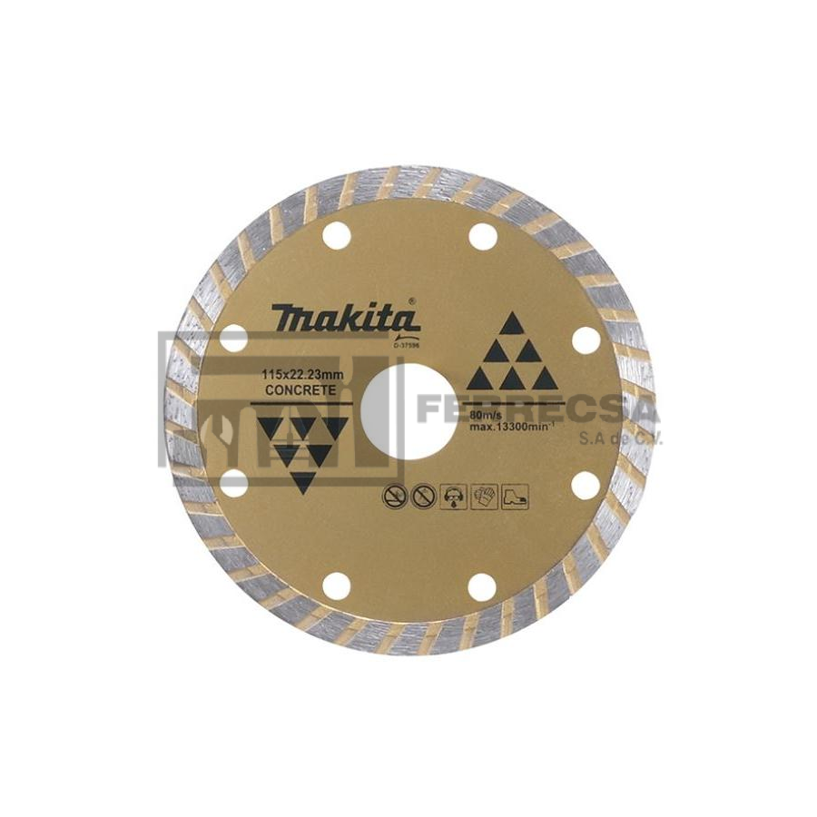 DISCO TURBO 9" MAKITA D37627* - Tienda Ferrecsa