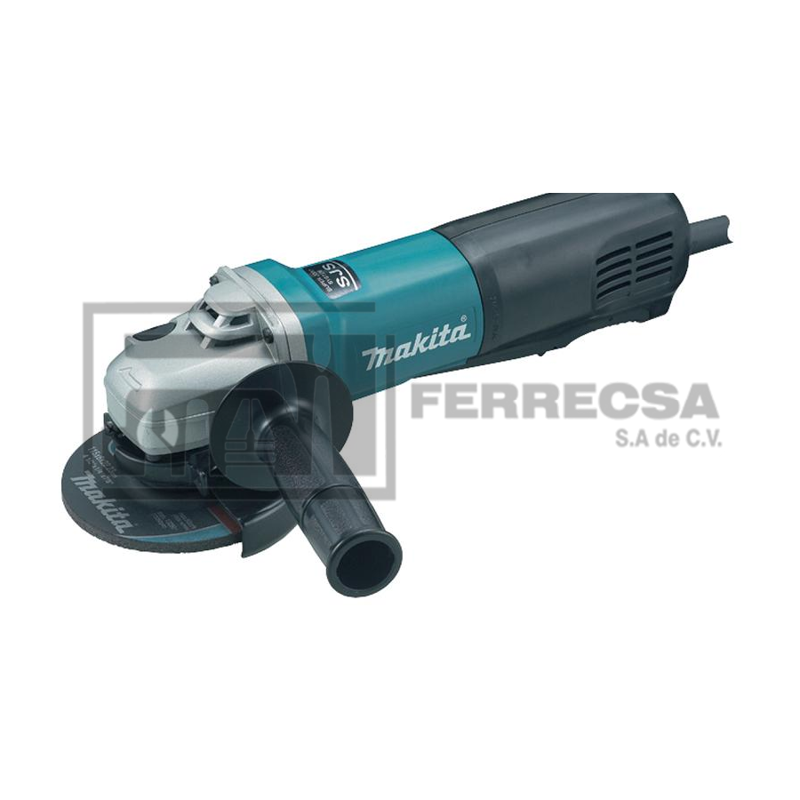 MINIESMERILADORA 4-1/2" 1100W 9564PZ/GA4550 MAKITA* - Tienda Ferrecsa