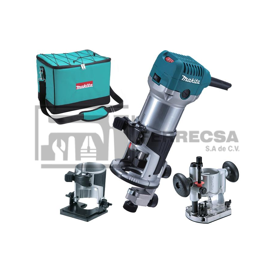 RECORTADOR-ROUTER DOS BASES RT0700CX2 MAKITA* - Tienda Ferrecsa