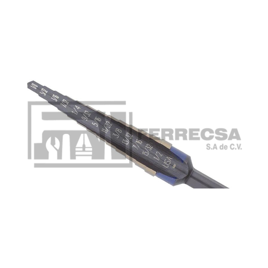 BROCA ESCALONADA IRWIN #1 1/8 A 1/2 10231 - Tienda Ferrecsa
