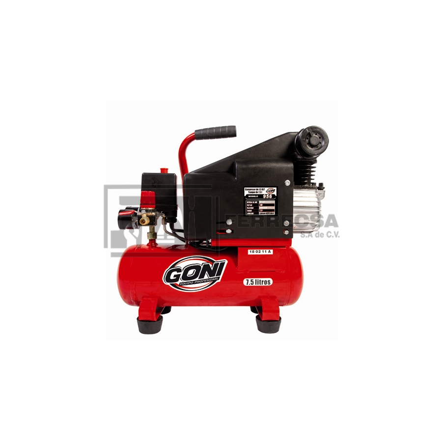 COMPRESOR GONI 1.5 HP 7.5 LTS GONI 956 - Tienda Ferrecsa