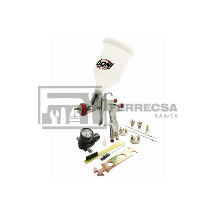 KIT PISTOLA GRAVEDAD C/ACC GONI 33000MPLUS* - Tienda Ferrecsa
