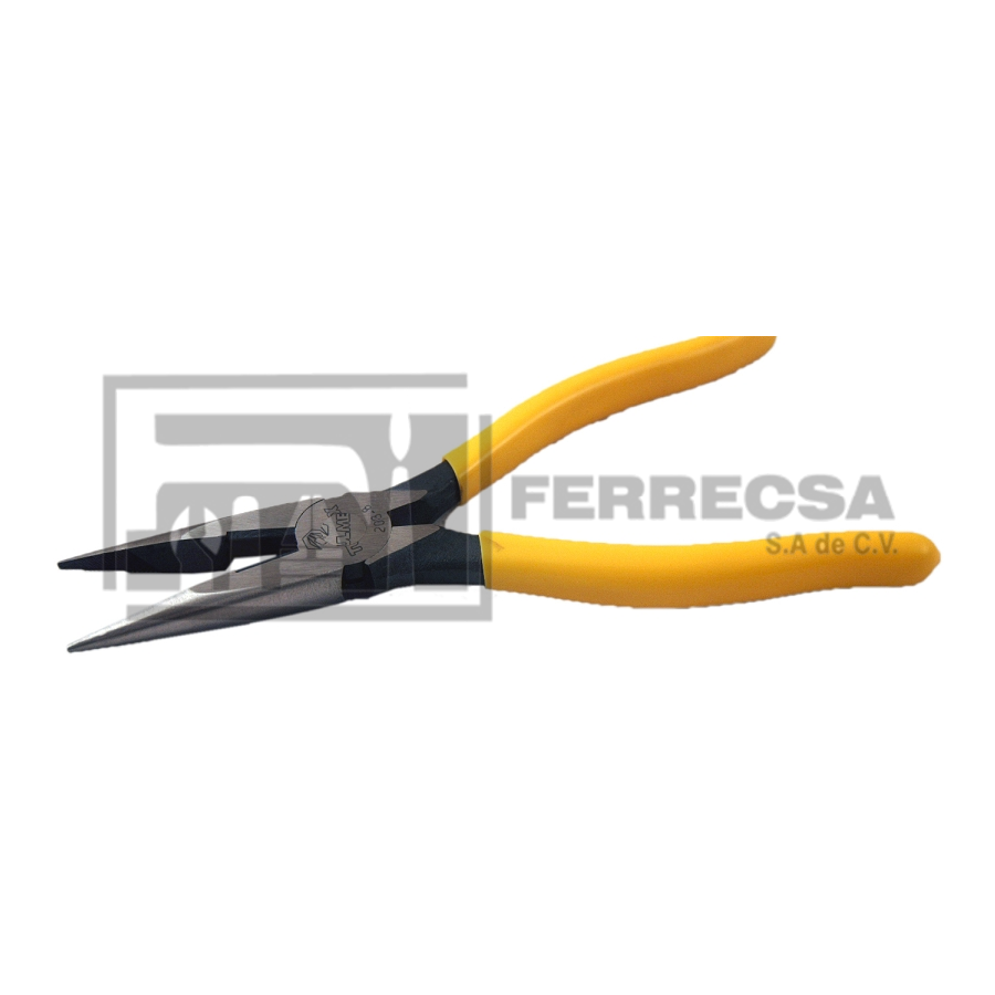 PINZA DE PUNTA CONICA CON CORTE 1000156/203-8 TULMEX - Tienda Ferrecsa