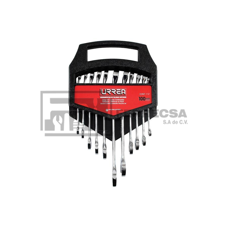 JGO DE LLAVES COMBINADAS MM 11PZA 1200IM URREA - Tienda Ferrecsa