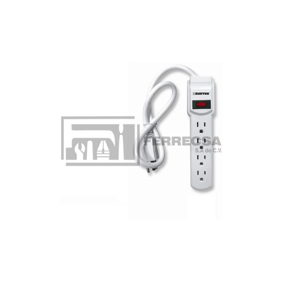 MULTICONTACTO DE 4 ENTRADAS 136200 SURTEK - Tienda Ferrecsa