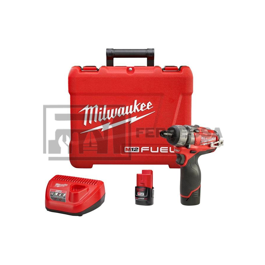 DESTORNILLADOR COMPACTO M12 FUEL MILWAUKEE 2402-22* - Tienda Ferrecsa