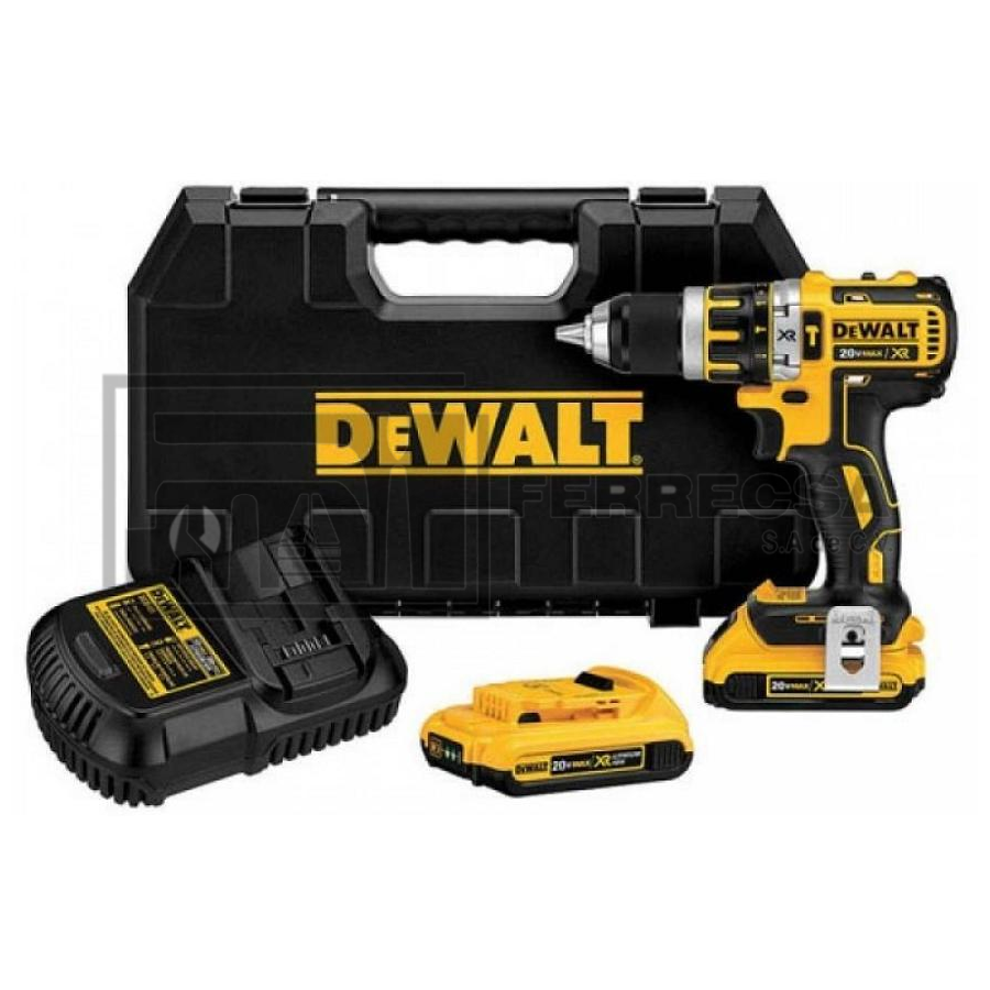 ROTOMARTILLO 1/2" 20V 2AMP DCD796D2-B3 DEWALT* - Tienda Ferrecsa