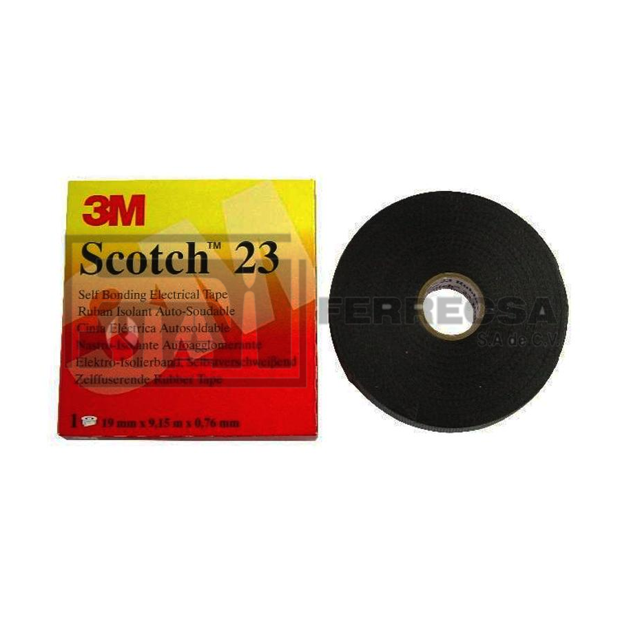 CINTA VULCANIZADA 3/4 X 9.15MTR"3M"SCOTCH 23 HT002001309(20) - Tienda ...