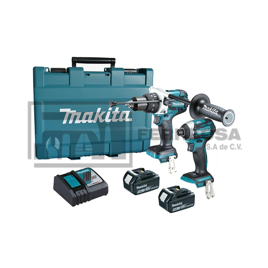 COMBO ROTOMARTILLO 1/2" ATOR-IMPAC 18V 5AMP DLX2412T MAKITA* - Tienda ...