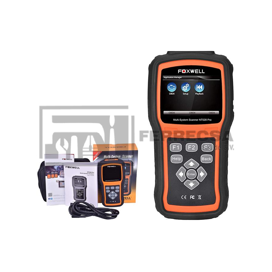 ESCANER MULTIMARCAS FOXWELL FOX-NT520PRO* - Tienda Ferrecsa