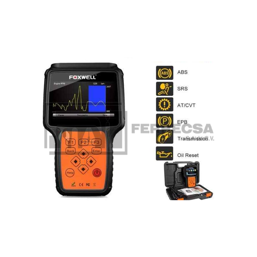 ESCANER SISTEMA ESCANEO AUTOMOTRIZ FOX-NT624 FOXWELL - Tienda Ferrecsa