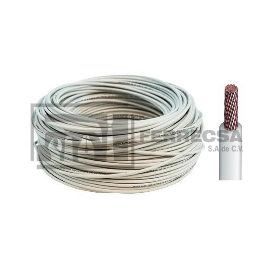 CABLE THW 8 BLANCO ARGOS (100) ROLLO - Tienda Ferrecsa